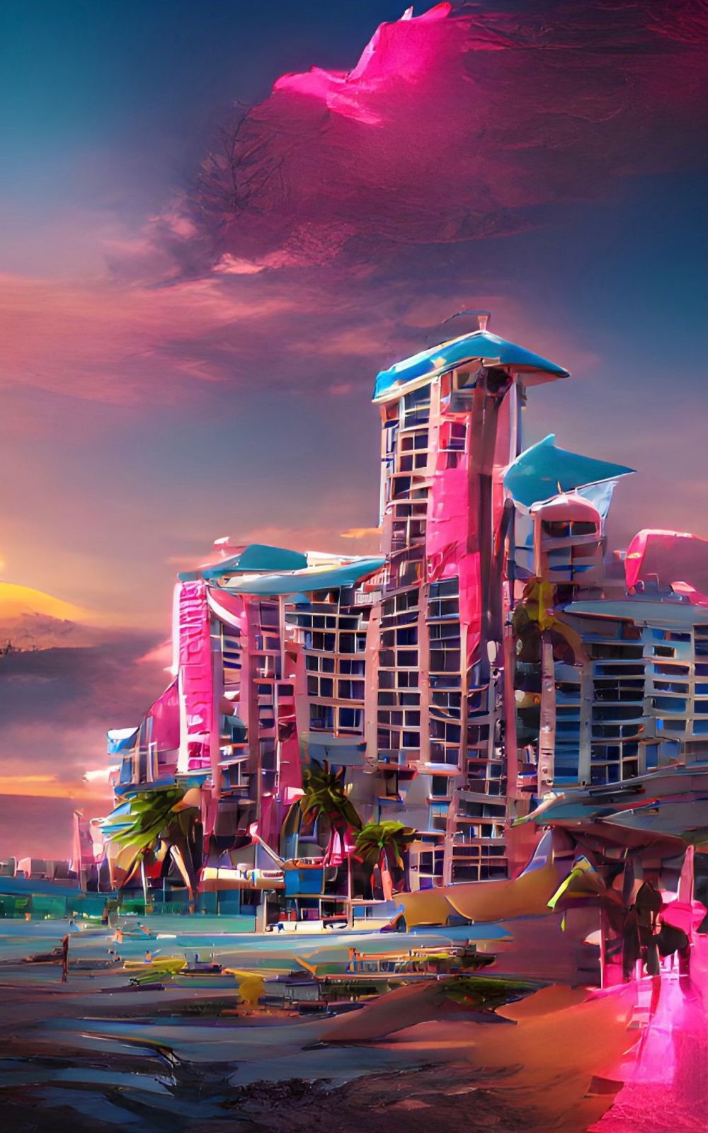 Cyber Dream Beach on Litemint: Digital Collectibles and NFT Marketplace ...